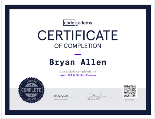 frankenmiller's codecademy certificates in swiper.js